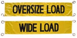 Wide Load Signs, Triangle Reflectors and Conspicuity Tape